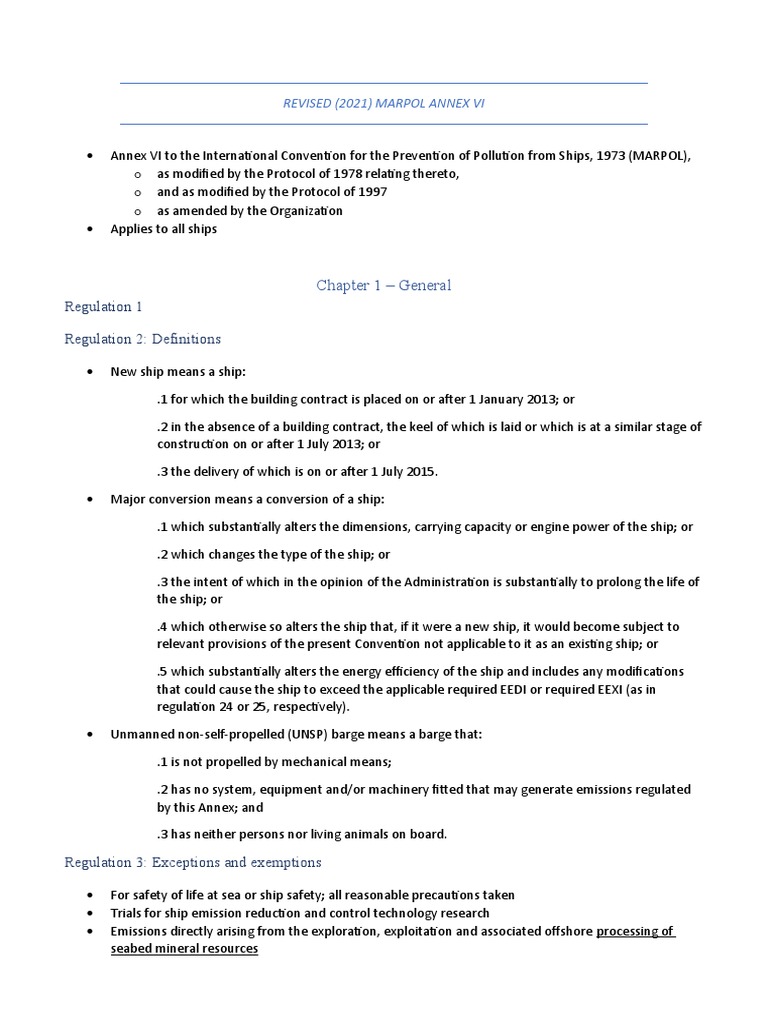 Annex 6 part 1 | PDF | Human Impact On The Environment | Chemistry