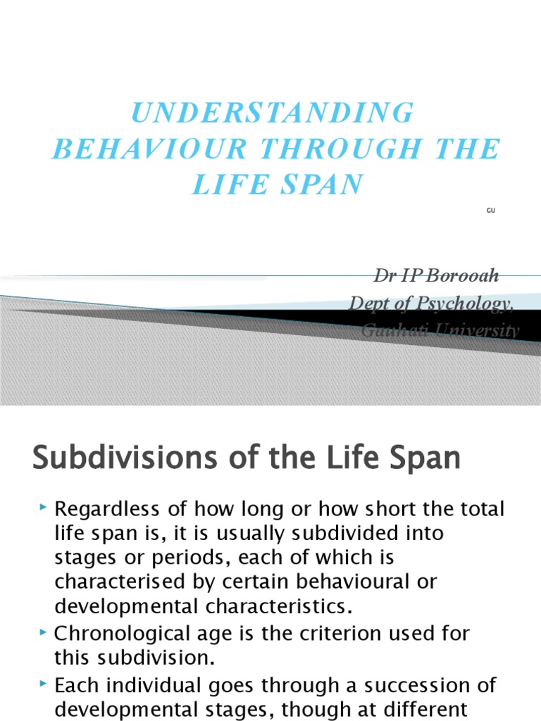 Life Span Behavior Development Stages | PDF | Adolescence | Puberty