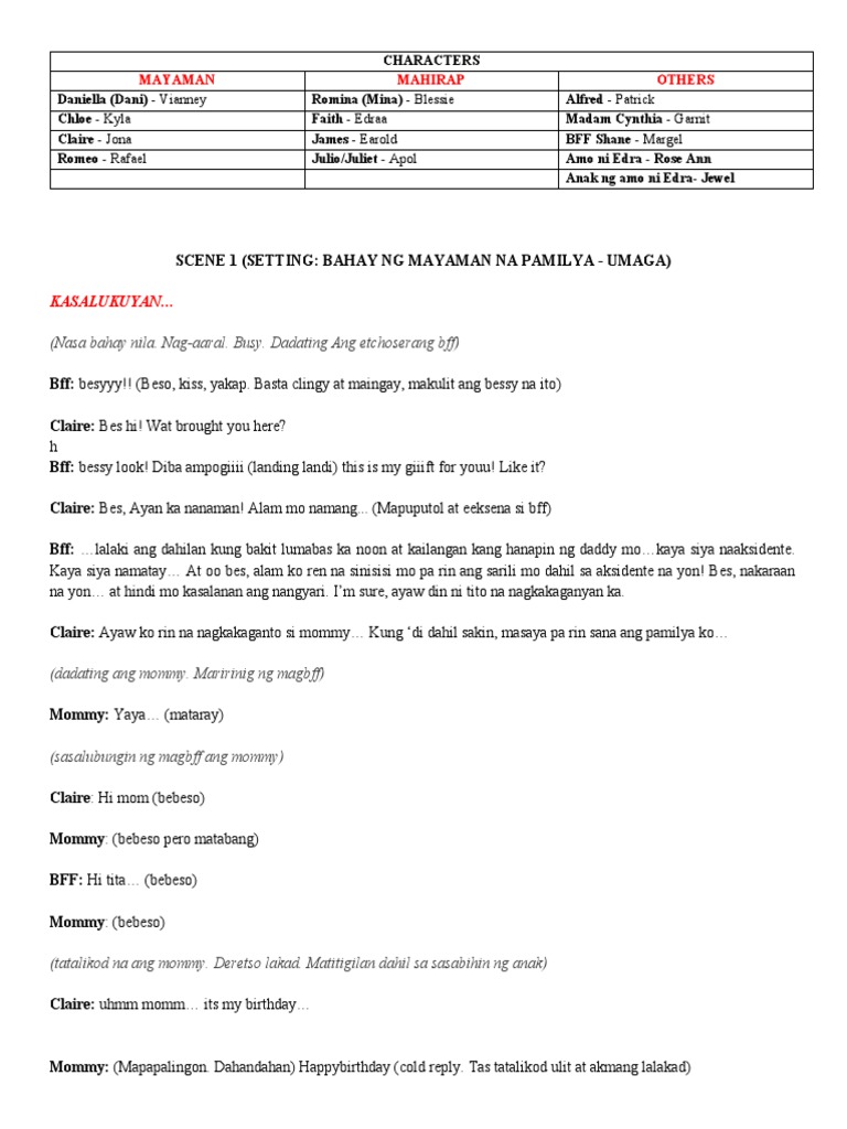 SHORT FILM Script - EDITED | PDF