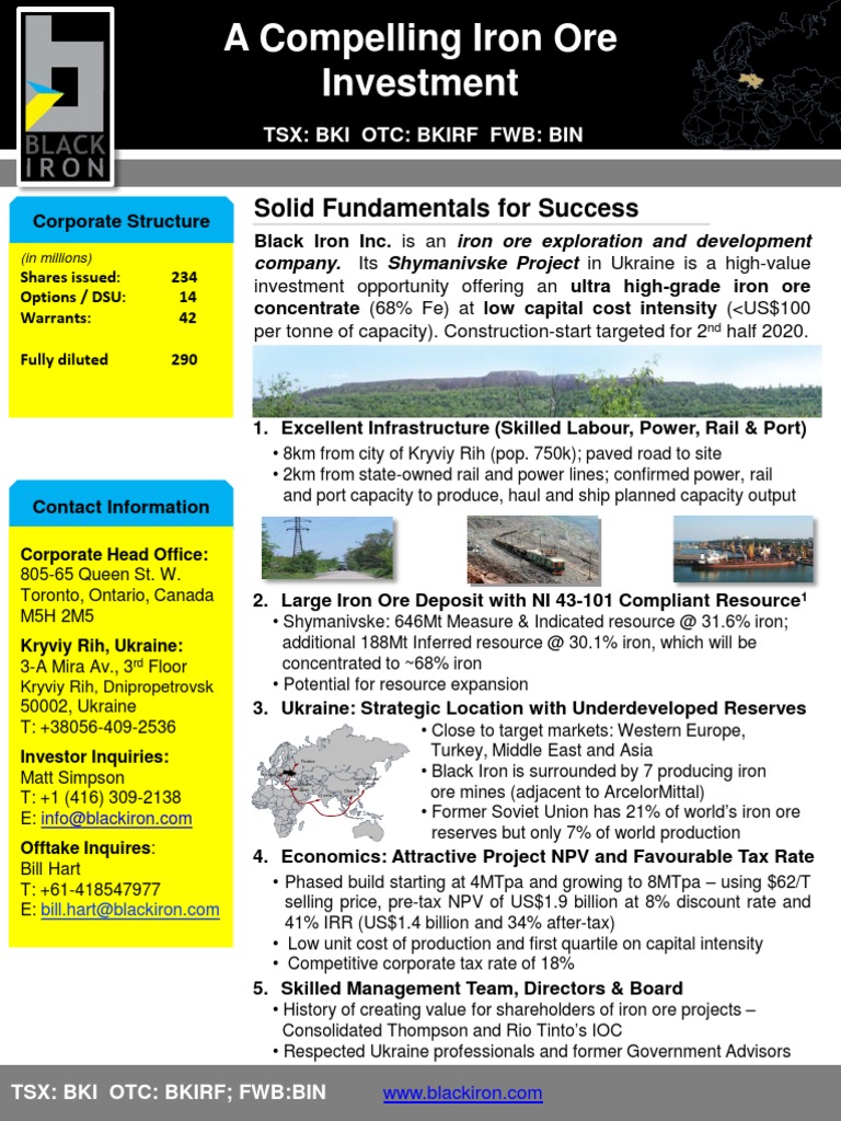 Solid Fundamentals For Success: TSX: Bki Otc: Bkirf FWB: Bin | PDF ...