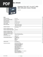 Datasheet - Easergy P5 Protection Relays - P5F30 | PDF ...
