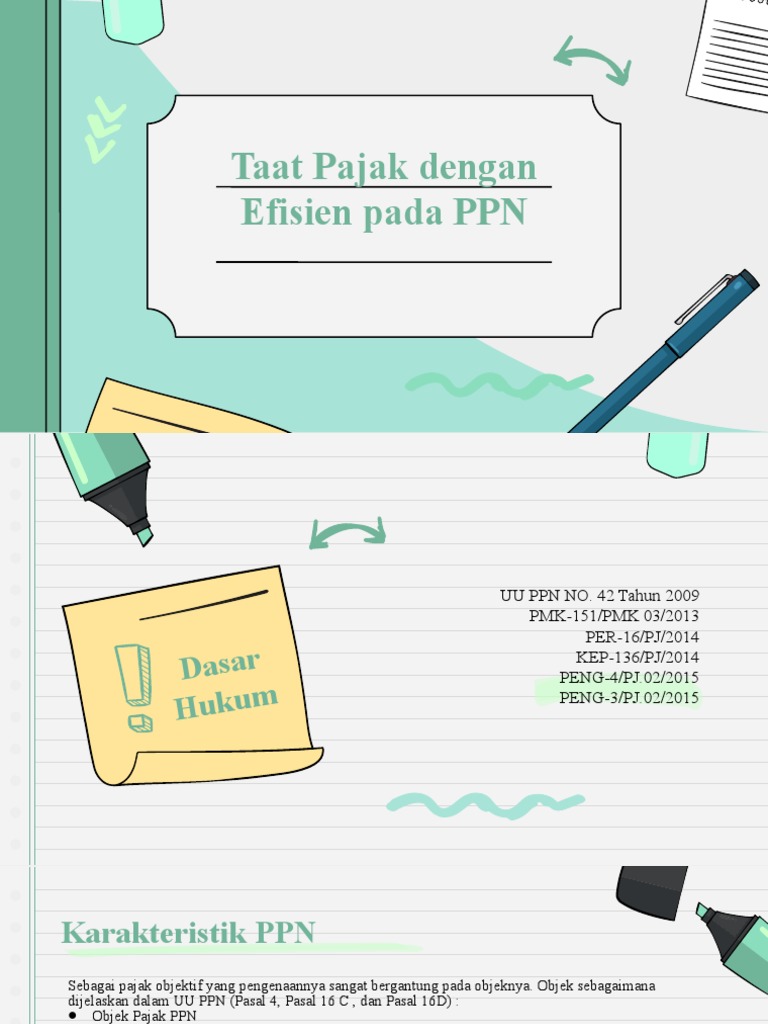 Taat Pajak Dengan Efisien Pada PPN | PDF