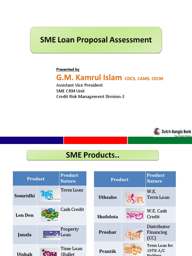 1.1SME Loan Proposal Assesment - Kamrul Islam | PDF | Working Capital | Finance & Money Management