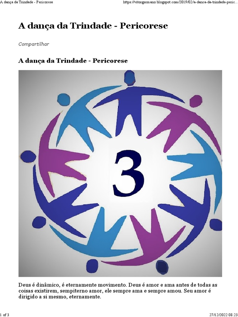 Pericorese: A Dança da Trindade | PDF | Trindade | Amor