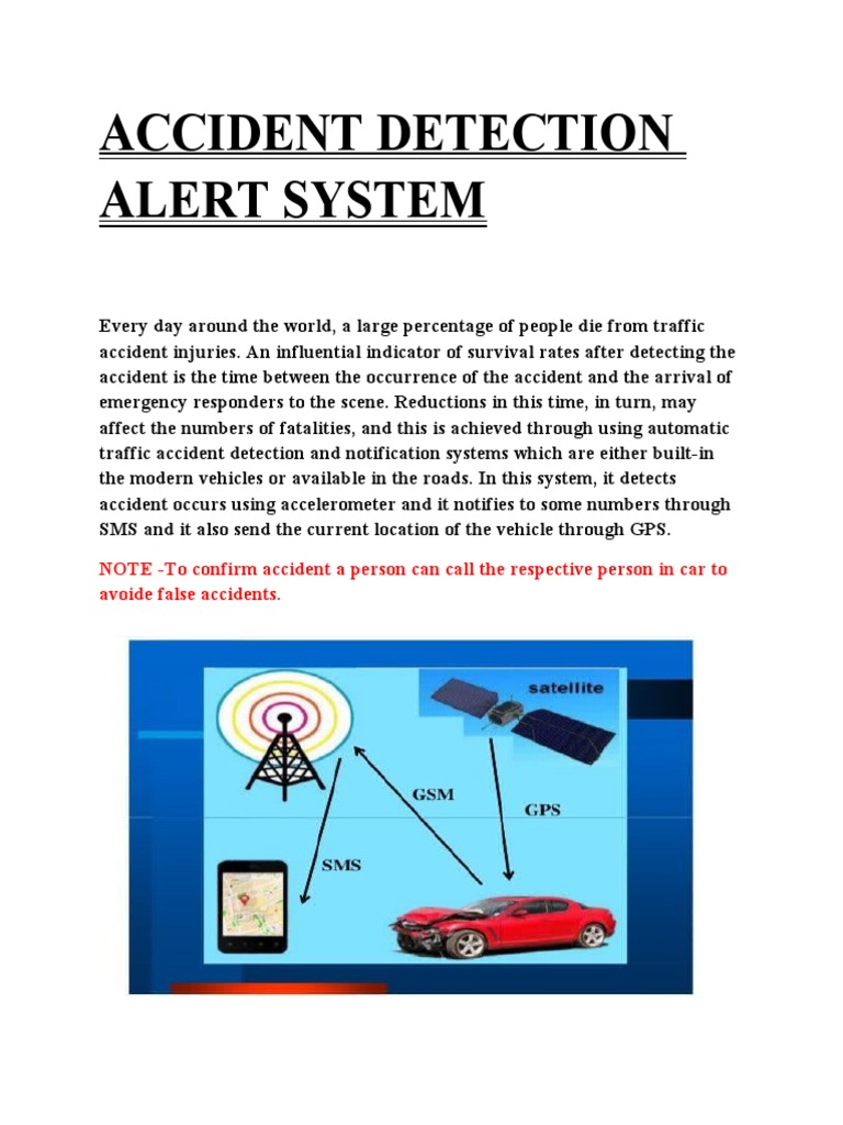 Inspire Mind Project-Accident Detection Alert System By-Ram Arusiya | PDF