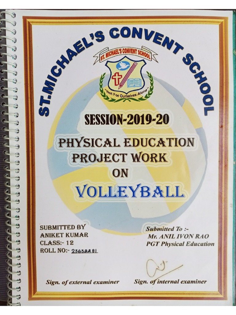 Volleyball ? (Physical Education Project Work) | PDF
