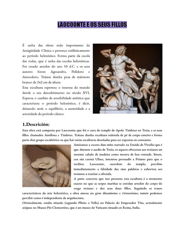 Laoconte e Os Seus Fillos | PDF