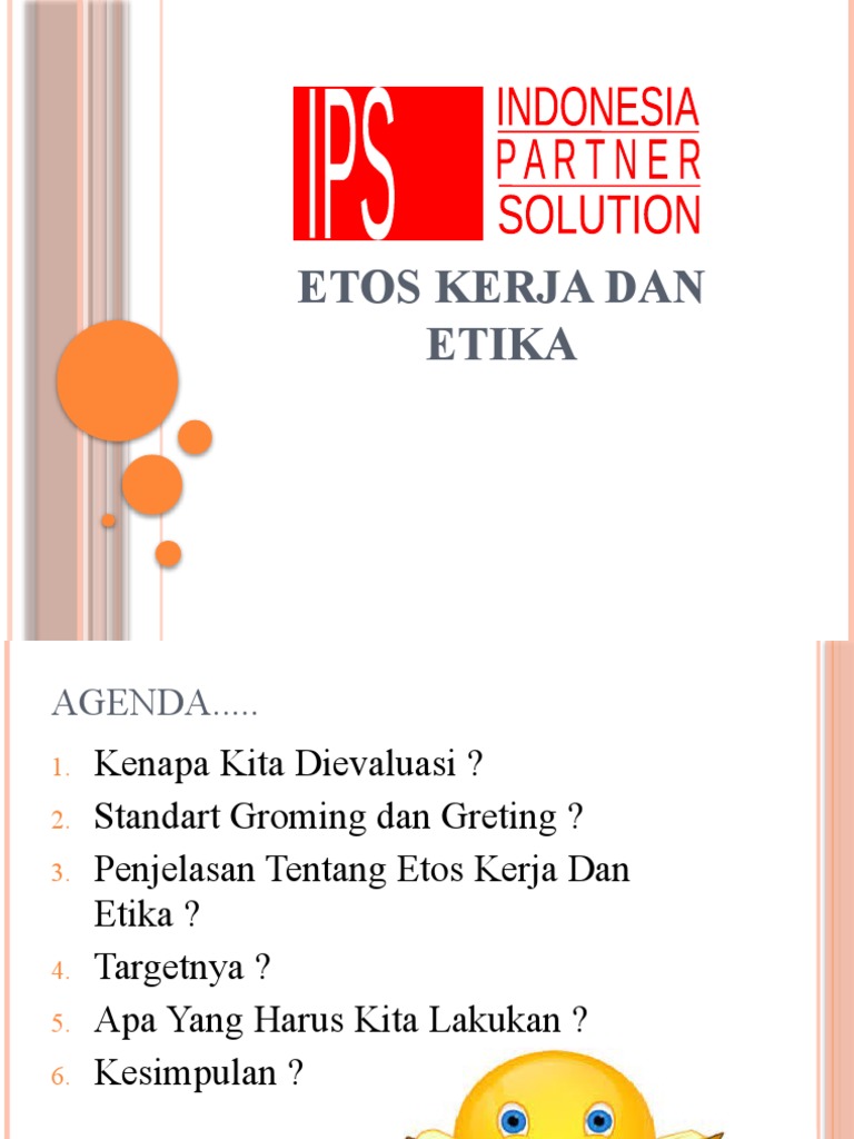 Etos Kerja Dan Etika | PDF
