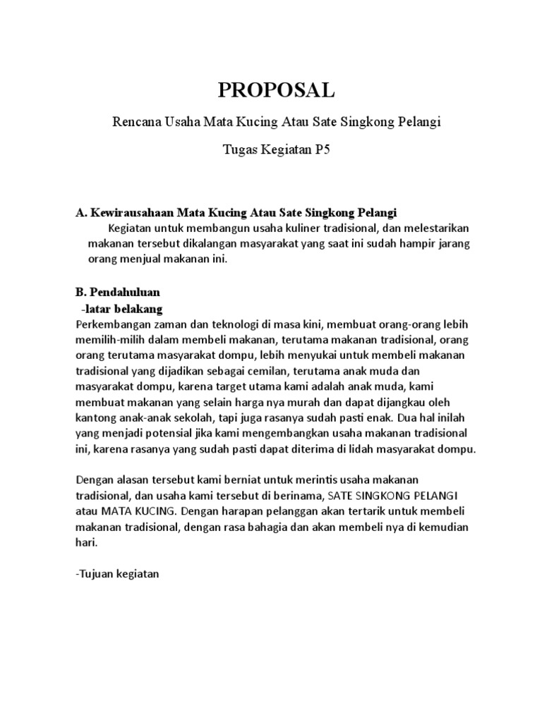 Usaha Kuliner Tradisional Dompu | PDF | Memasak, Makanan, & Anggur ...