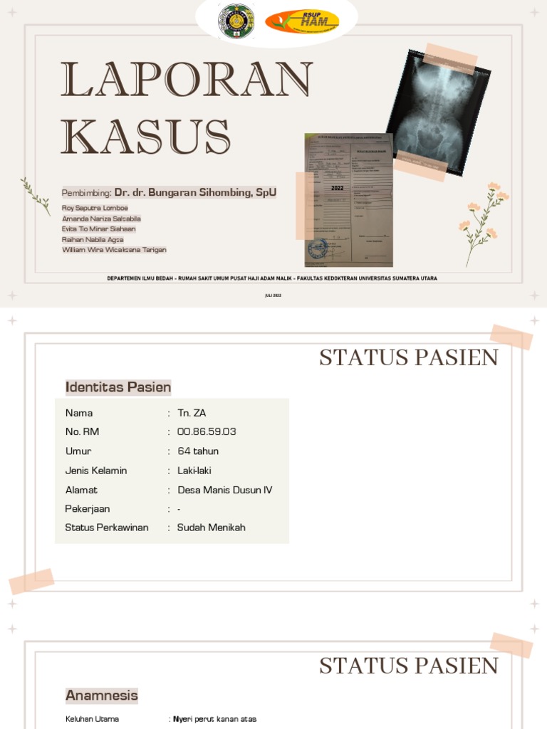 Laporan Kasus BSK - H1 | PDF
