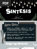 Halimbawa NG Sintesis | PDF