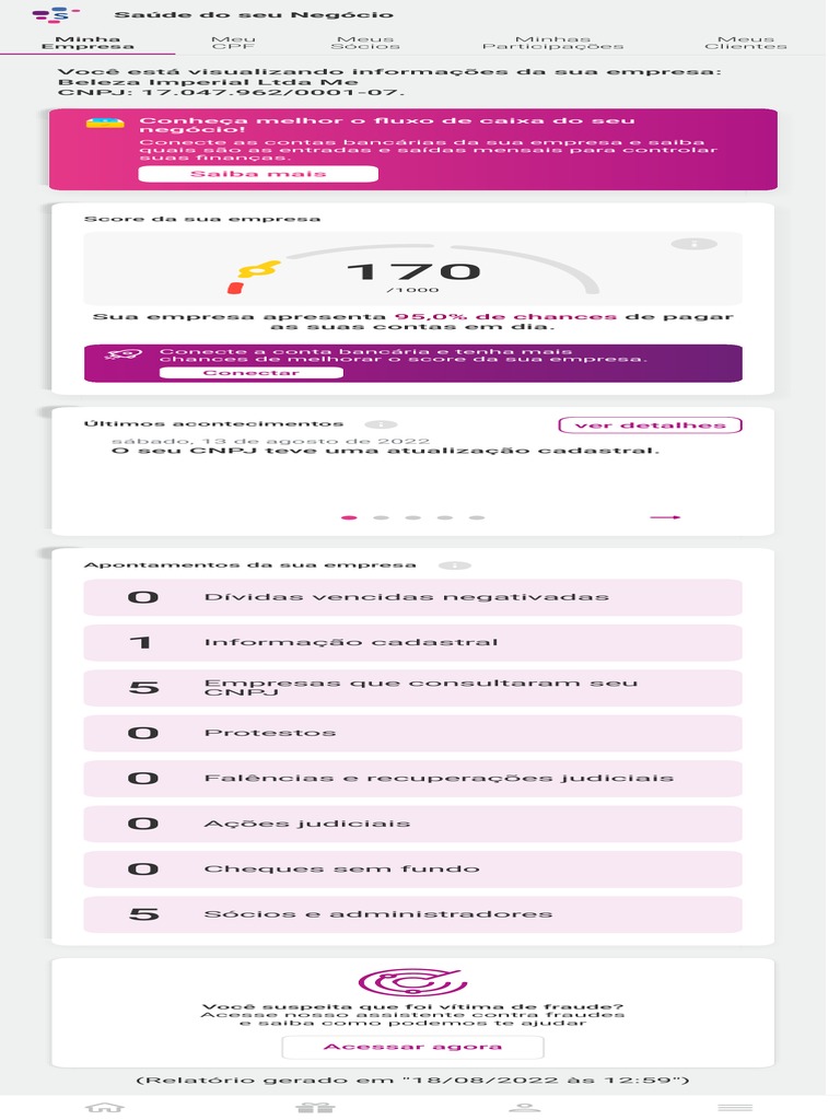 Serasa Empresas | PDF | Direito