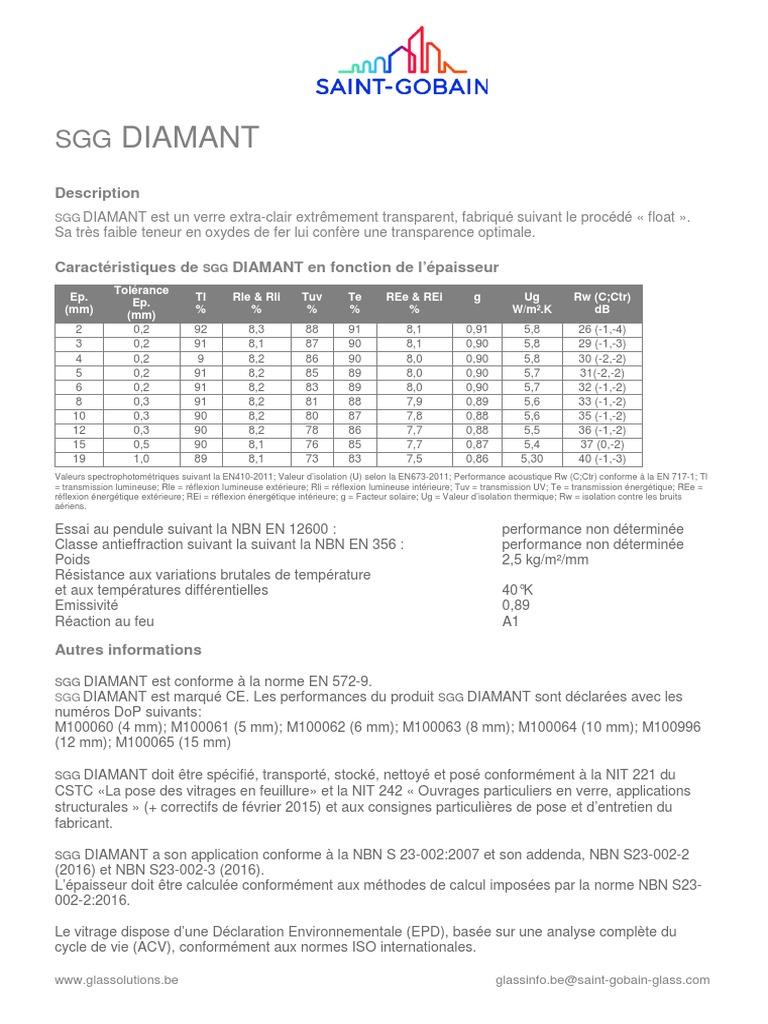 Diamant en 572-9 | PDF | Analyse du cycle de vie | Chimie