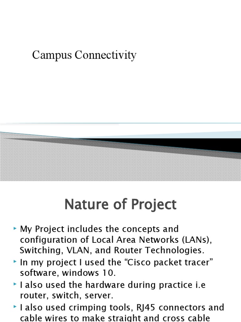 Final Ppt Campus Pdf Computer Network Network Switch