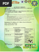 Sample Fiesta Program | PDF | Sports & Recreation | Travel