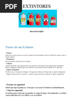 Partes y componentes de un extintor | PDF | Química | Materiales