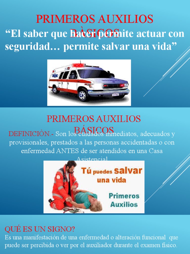 Capacitacion Primeros Auxilios Basicos 2017 | PDF | Herida | Quemar