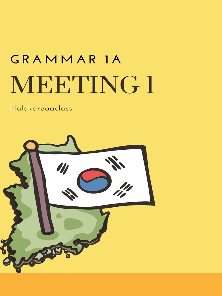 Grammar 1a - Meeting 1 | PDF