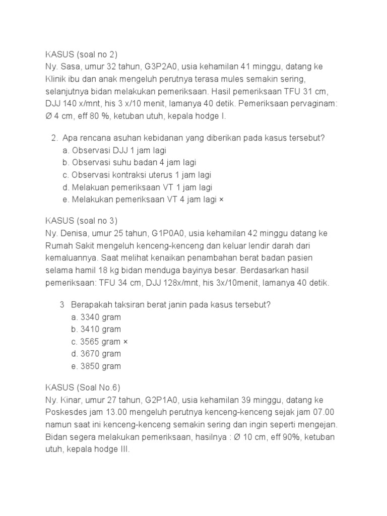 Soal Soal | PDF