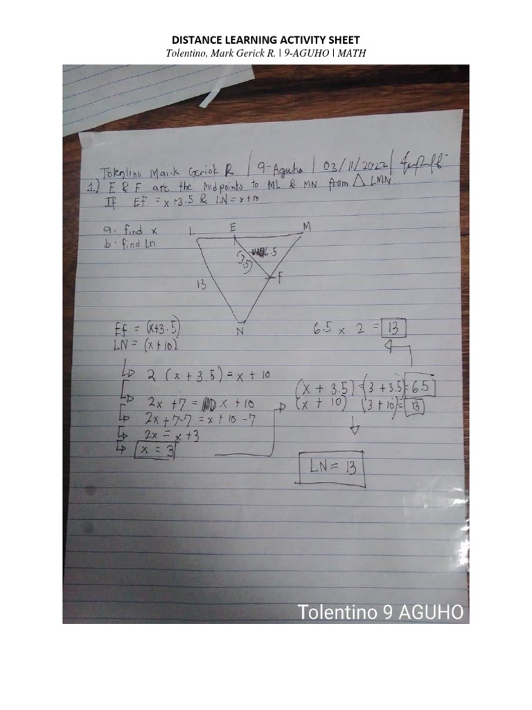 Quarter III - Week 4 - TOLENTINO - AGUHO | PDF