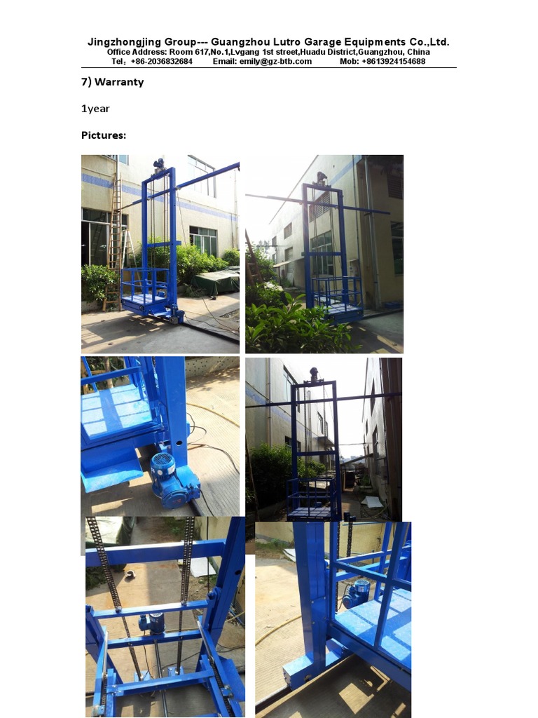 3D Lift Platform | PDF