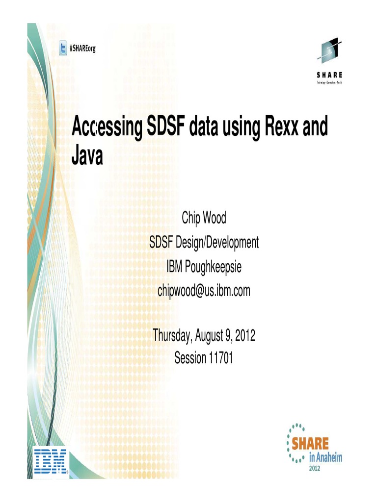 SHARE Anaheim2012 RexxJava | PDF | Operating System | Java (Programming Language)