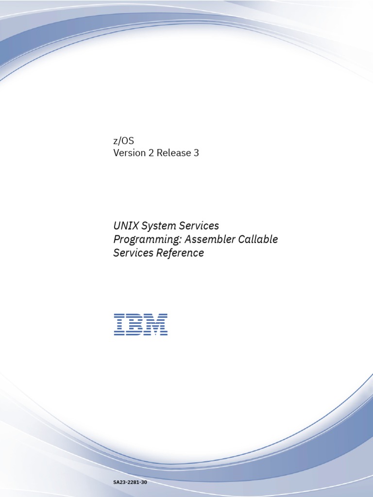 Unix System Services Programming Assembler Callable Services Reference Pdf Network Socket