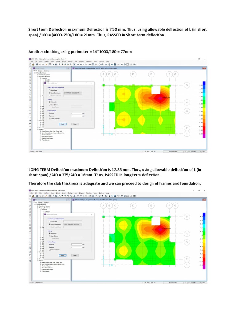 Elastic Deflection Maximum Deflection | PDF