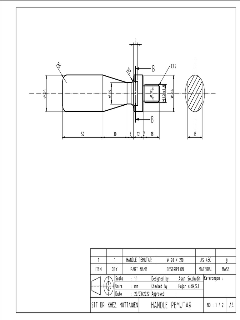 Handle Pemutar Model | PDF
