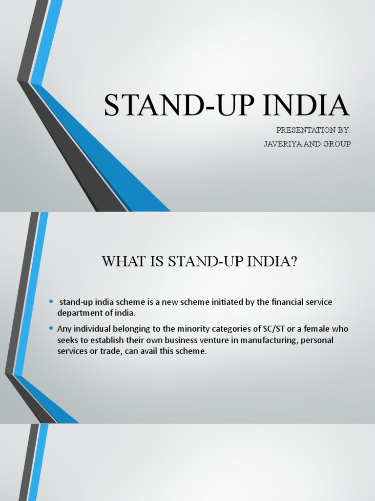 Overview of the Stand-Up India Scheme: Eligibility Requirements ...