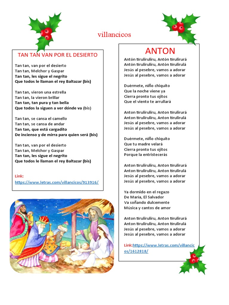 Cancionero Navidad | PDF | Natividad De Jesus | Navidad