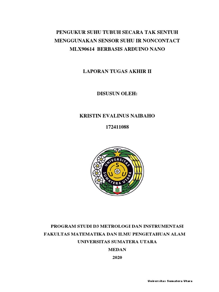 Jurnal Sensor Suhu Tubuh Arduino | PDF Jurnal Sensor Suhu Tubuh Arduino | PDF