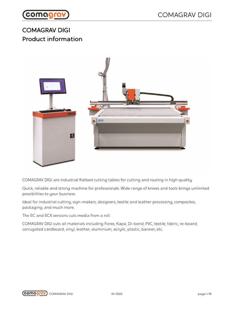 COMAGRAV DIGI Product Information 012022 - EN | PDF | Tools | Equipment