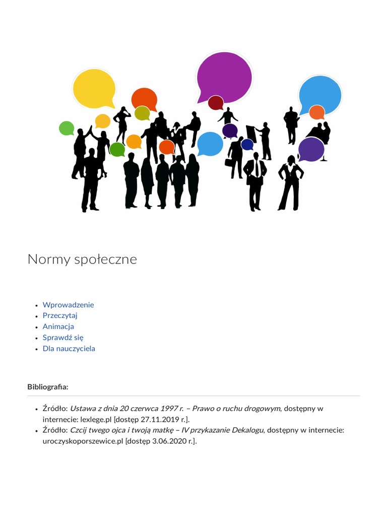 Normy Spoleczne | PDF
