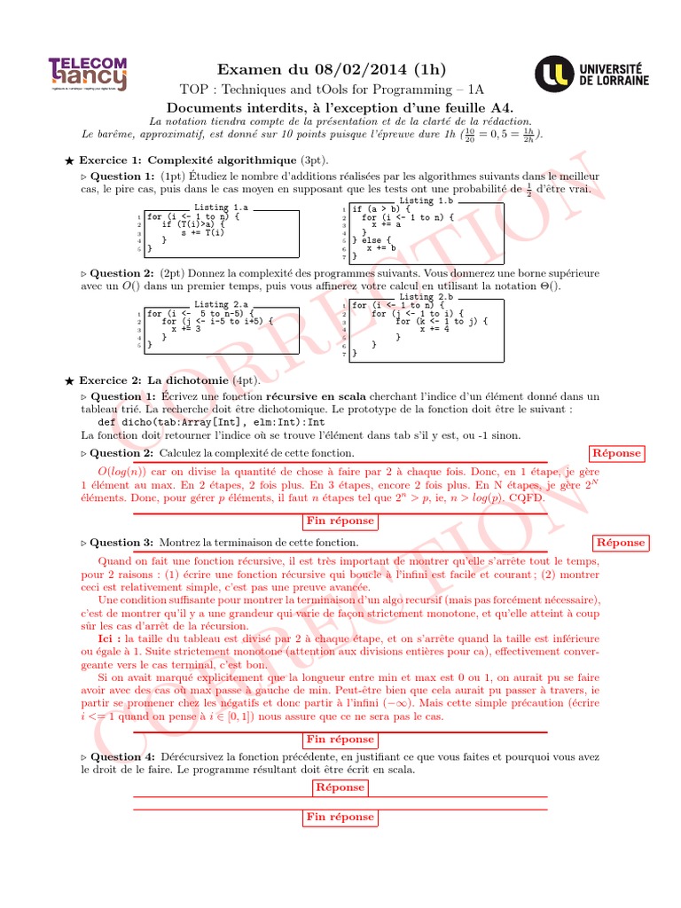 TOP 2013c Conso Correction | PDF | Logique mathématique | Programmation informatique