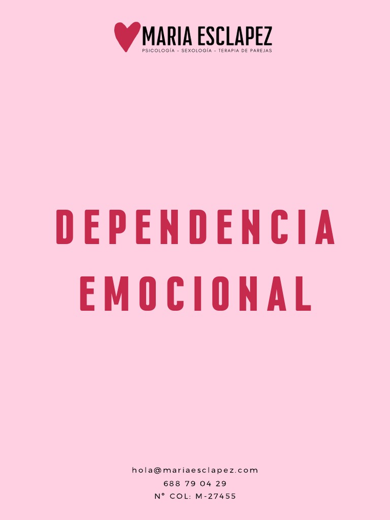Guia Dependencia Emocional-María Esclapez | PDF | Amor | Las emociones