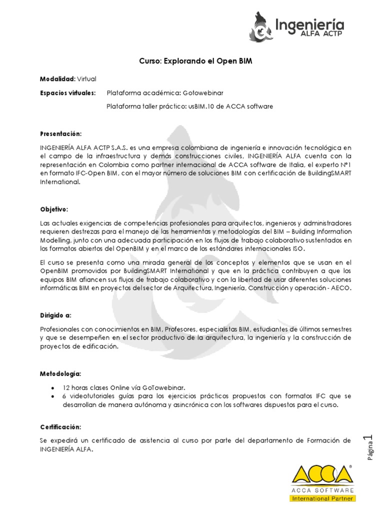 Curso - Explorando El Open BIM Nov2021 3 | PDF | Arquitecto | Ingeniería