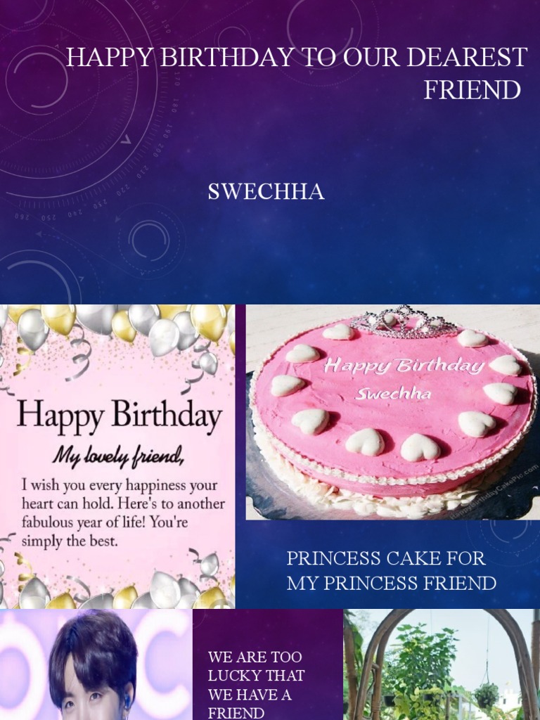 Happy Birthday To Our Dearest Friend | PDF