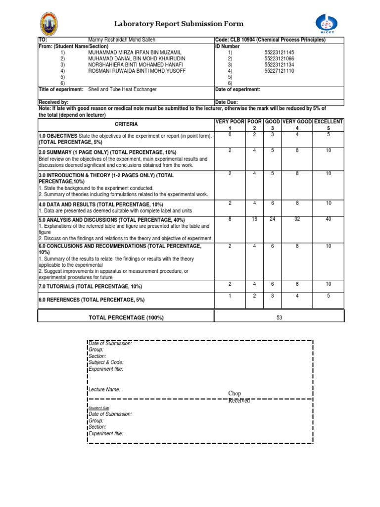 CPP Lab Report 4 | PDF | Heat Exchanger | Heat