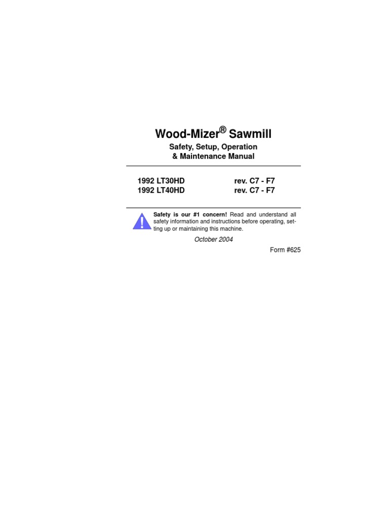 Safety, Setup, Operation | Download Free PDF | Sawmill | Safety