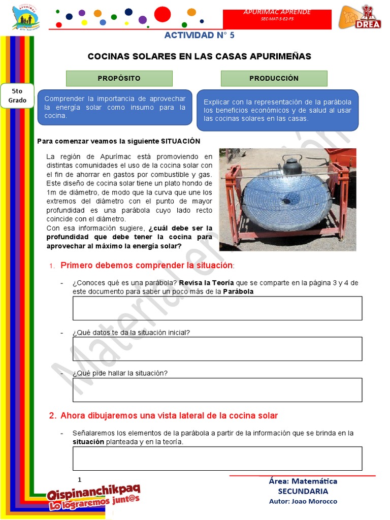 351 - Sec Mat 5 E2 f5 | PDF | Objetos matemáticos | Geometría analítica