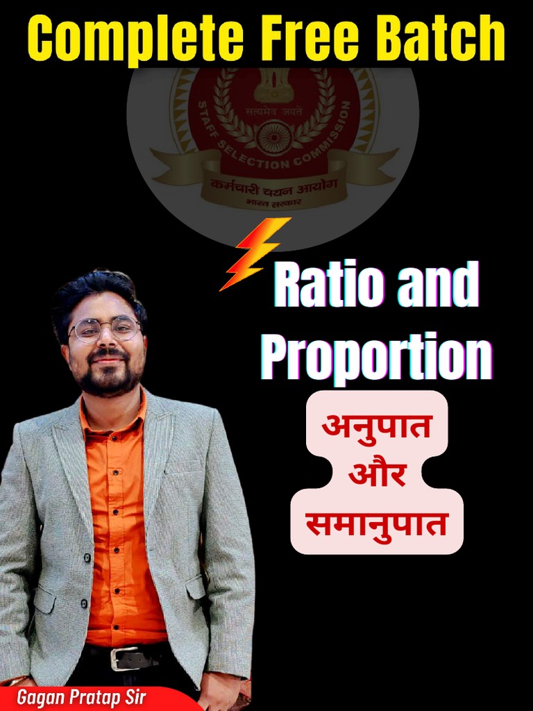 Complete Practice of Ratio and Proportion by Gagan Pratap Sir | PDF | Numbers | Mathematics