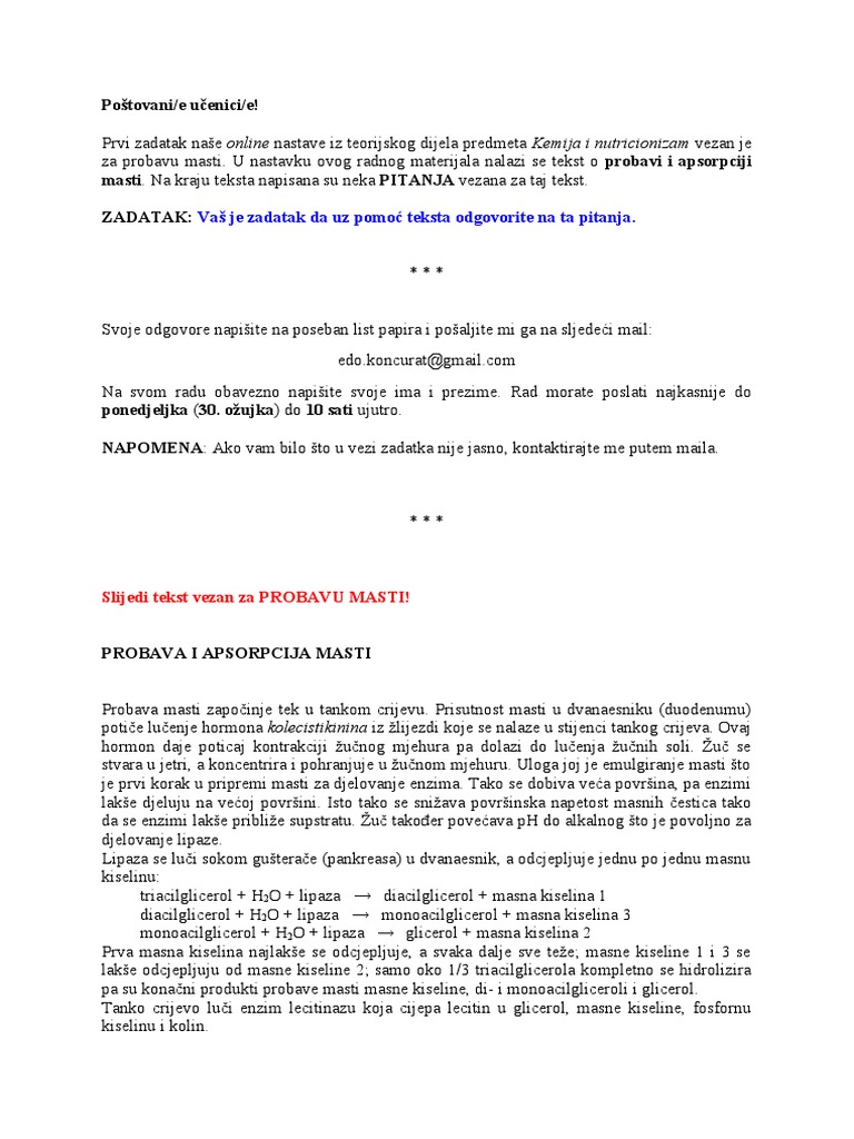 Probava - Rad | PDF