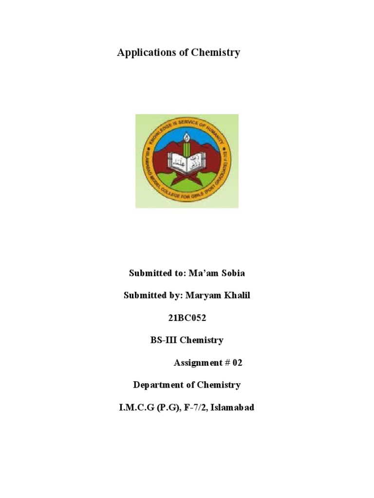 Applications of Chemistry | PDF | Dye | Dyeing