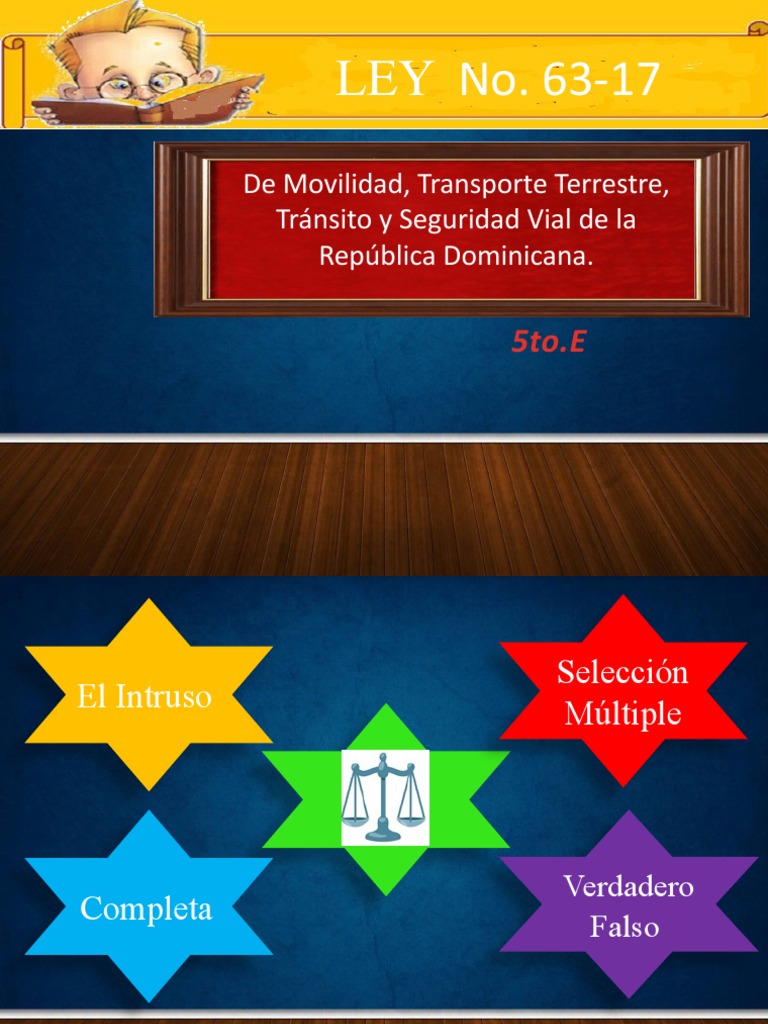 Careo de La Ley 63-17 | PDF | Peatonal | Calle