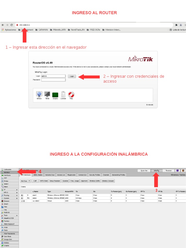Configuracion Wireless Mikrotik | PDF