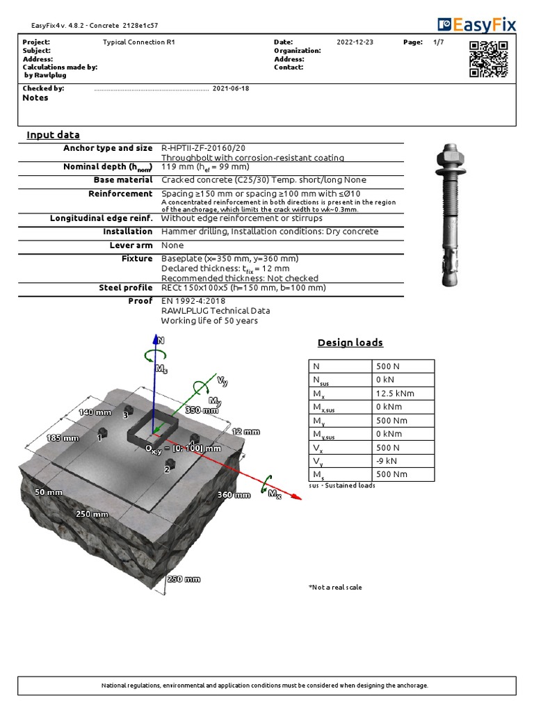 Rawlplug-HPTIIZF-20160 23122022 | PDF | Concrete | Materials