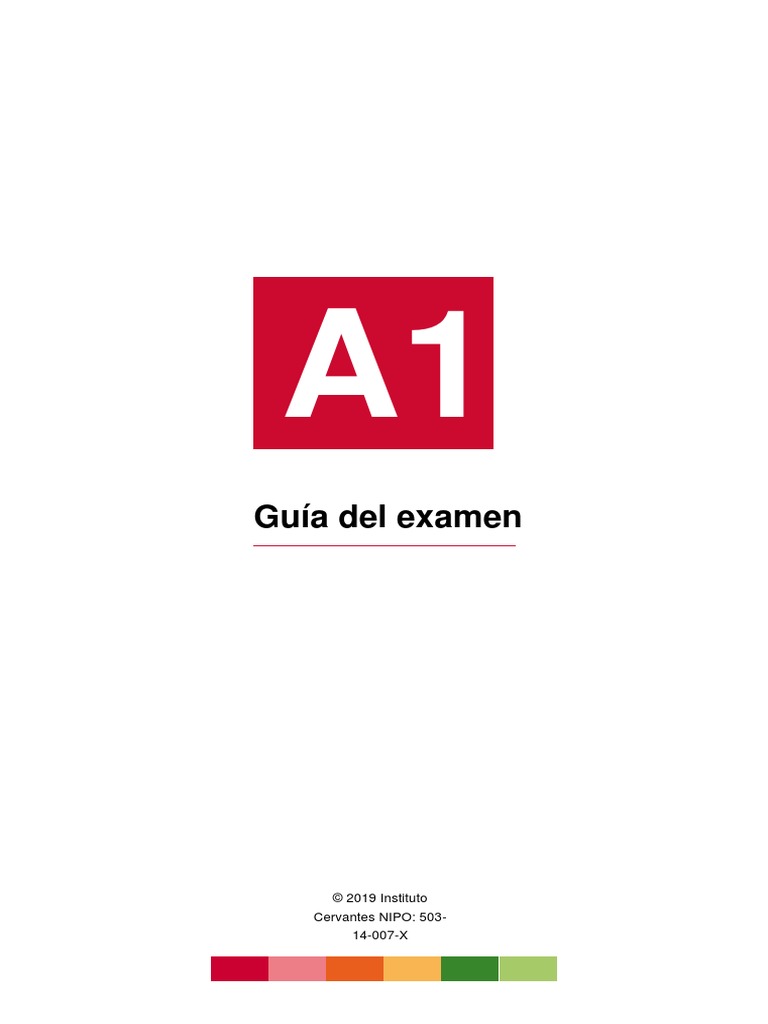DELE - A1 - v2020 - Guía de Examen | PDF | Prueba (evaluación) | Lengua ...