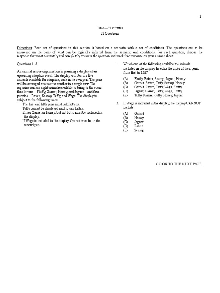 Lsat PT 88 | PDF | Pain | Horses