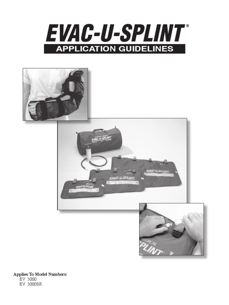 Evac-U-Splint Appguide English Agev 7-21 | PDF